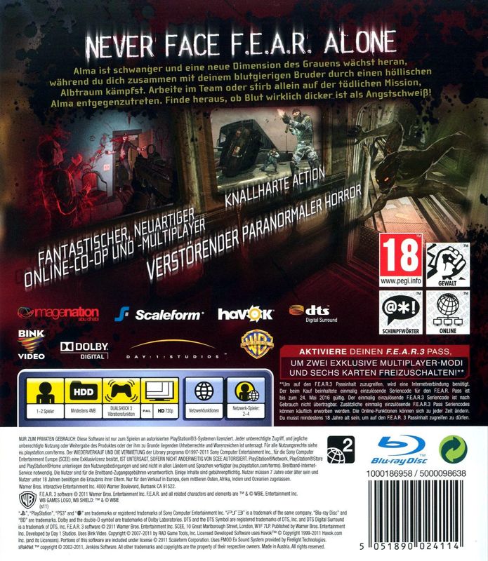 F.3.A.R. cover or packaging material - MobyGames