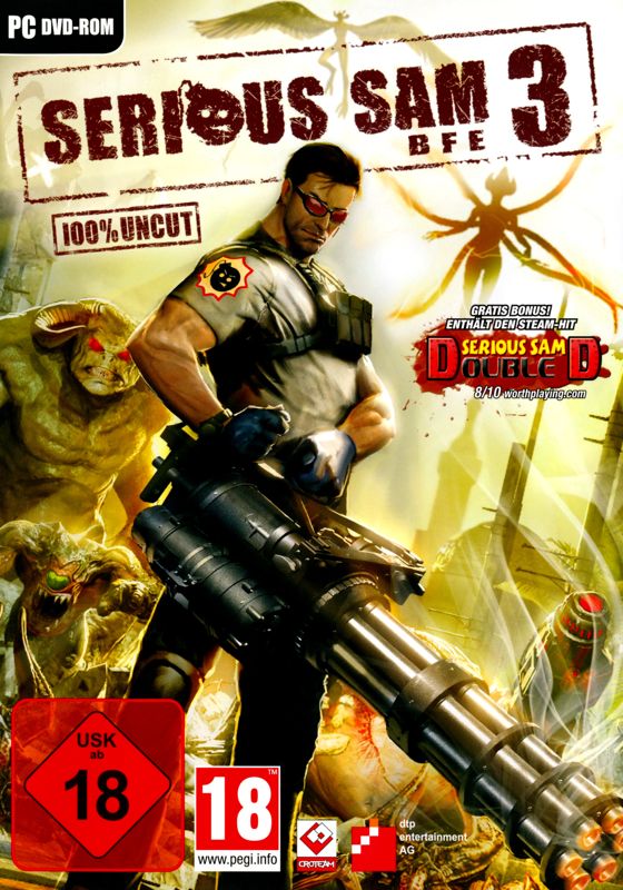 Serious Sam 3: BFE cover or packaging material - MobyGames