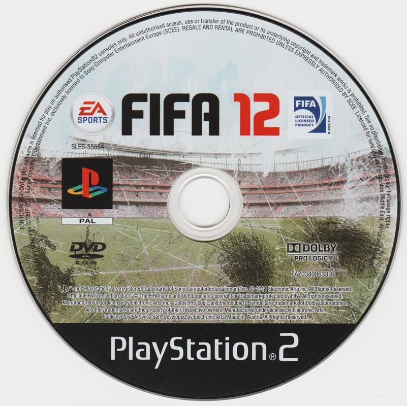 FIFA Soccer 12 cover or packaging material - MobyGames