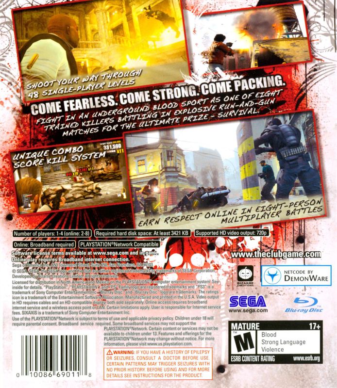 The Club cover or packaging material - MobyGames