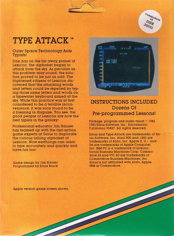 Type Attack cover or packaging material - MobyGames