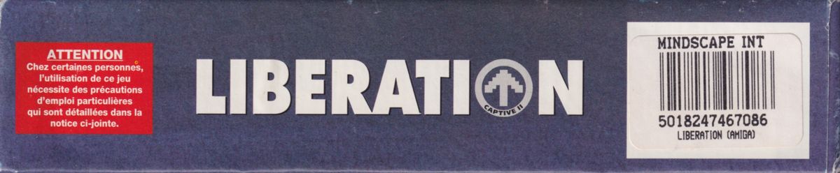 Liberation: Captive II cover or packaging material - MobyGames
