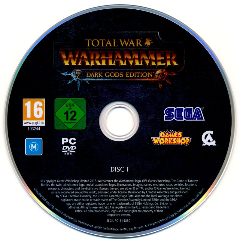 Total War: Warhammer - Dark Gods Edition cover or packaging material ...