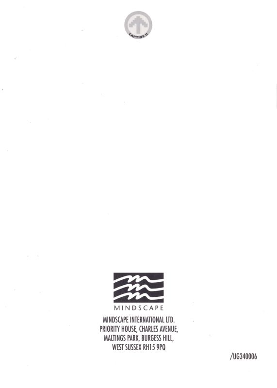 Liberation: Captive II cover or packaging material - MobyGames