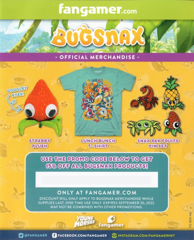 Bugsnax cover or packaging material - MobyGames