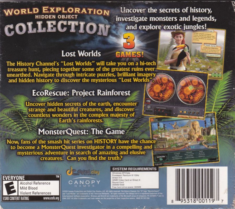 World Exploration Hidden Object Collection cover or packaging material ...