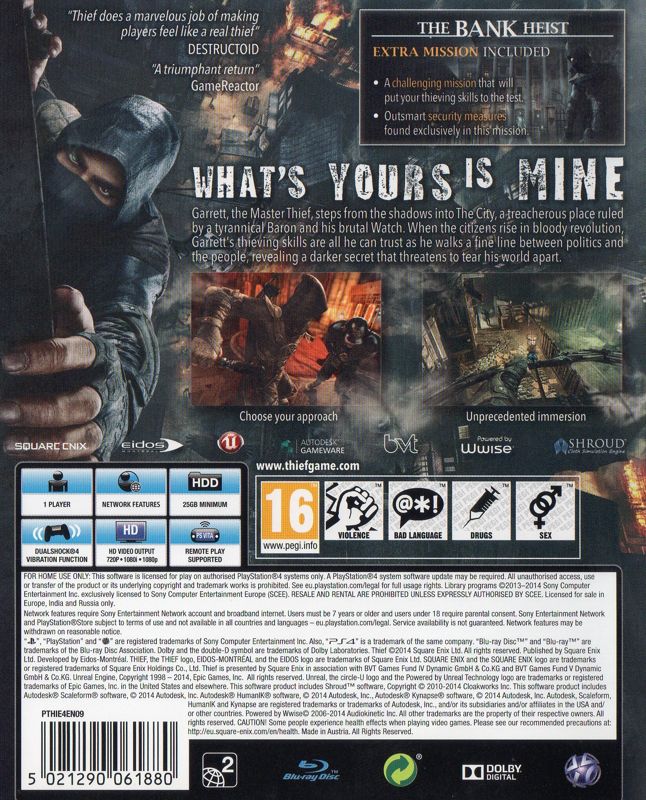 Thief cover or packaging material - MobyGames
