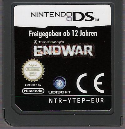 Tom Clancy's EndWar cover or packaging material - MobyGames