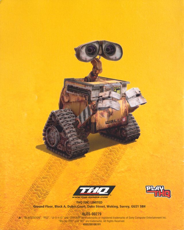 Disney•Pixar Wall-E cover or packaging material - MobyGames