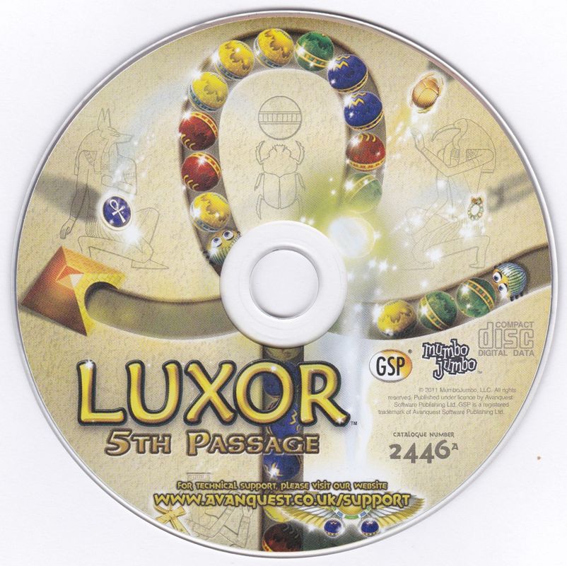 Luxor: 5th Passage cover or packaging material - MobyGames