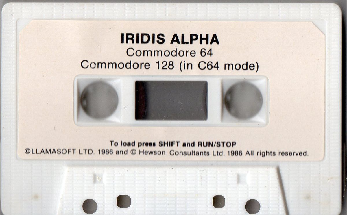 Iridis Alpha cover or packaging material - MobyGames