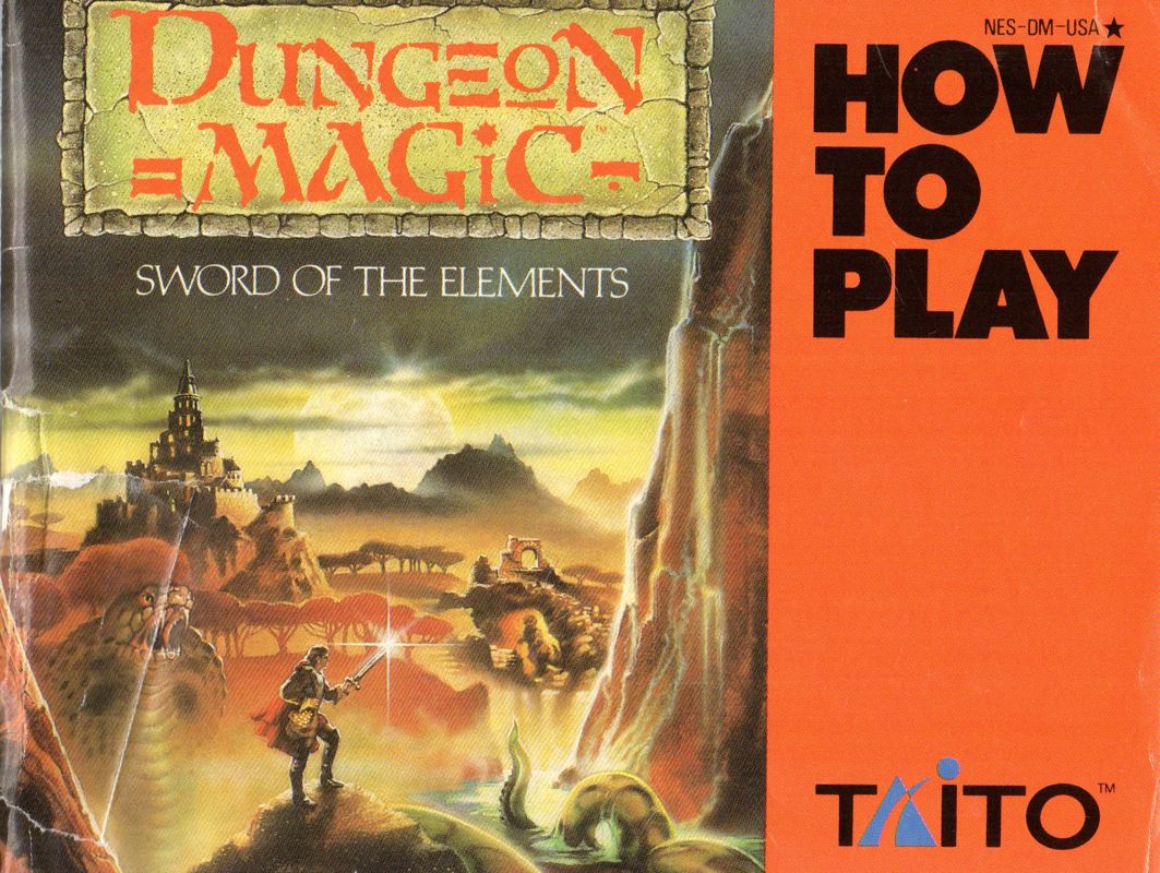 Dungeon Magic: Sword of the Elements cover or packaging material ...