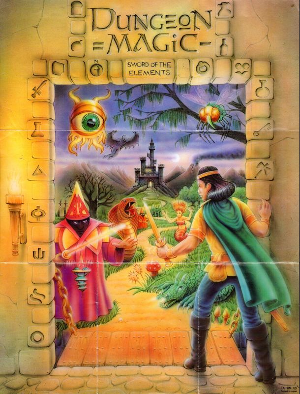 Dungeon Magic: Sword of the Elements cover or packaging material ...