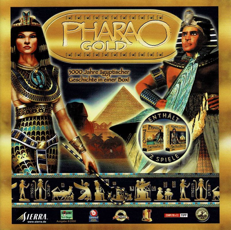 Pharaoh: Gold cover or packaging material - MobyGames