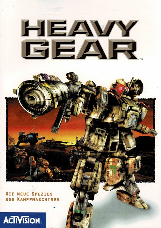 Heavy Gear cover or packaging material - MobyGames