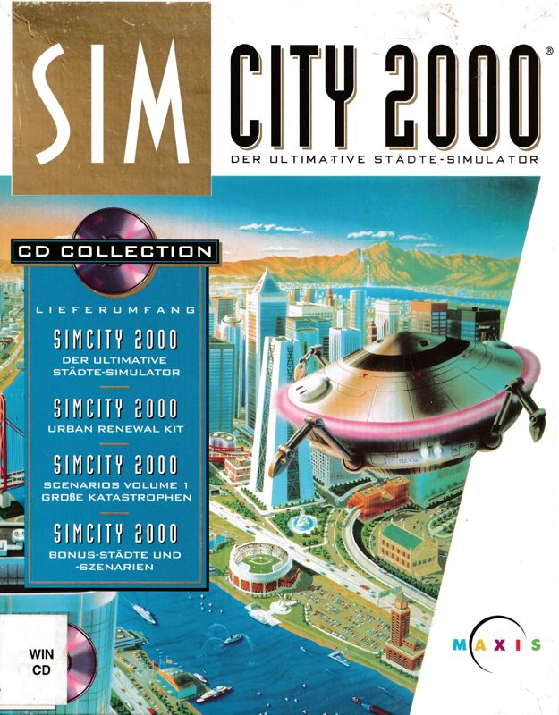 SimCity 2000: CD Collection cover or packaging material - MobyGames