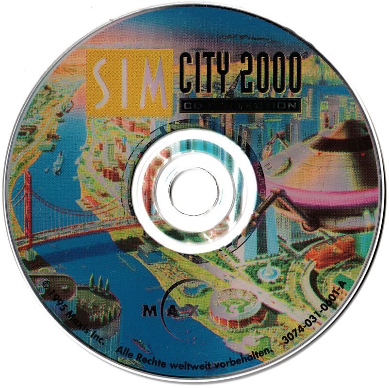 SimCity 2000: CD Collection cover or packaging material - MobyGames