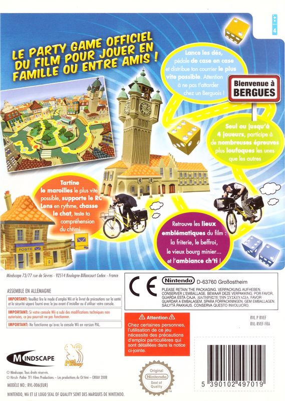 Bienvenue chez les CH'TIS: Le Jeu cover or packaging material - MobyGames