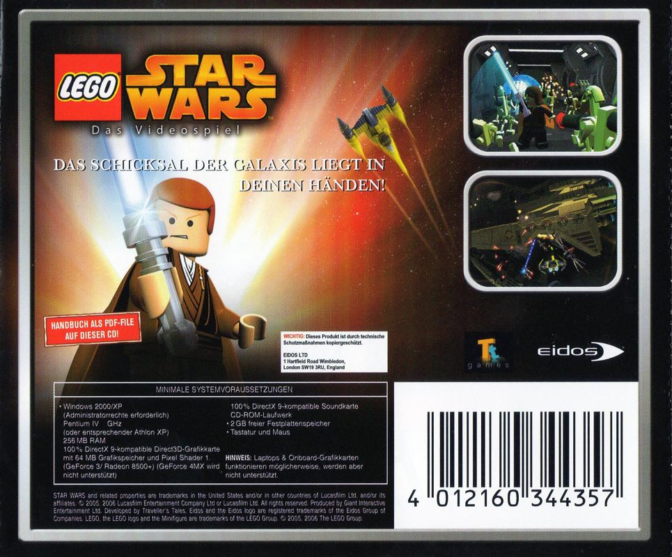 LEGO Star Wars: The Video Game cover or packaging material - MobyGames