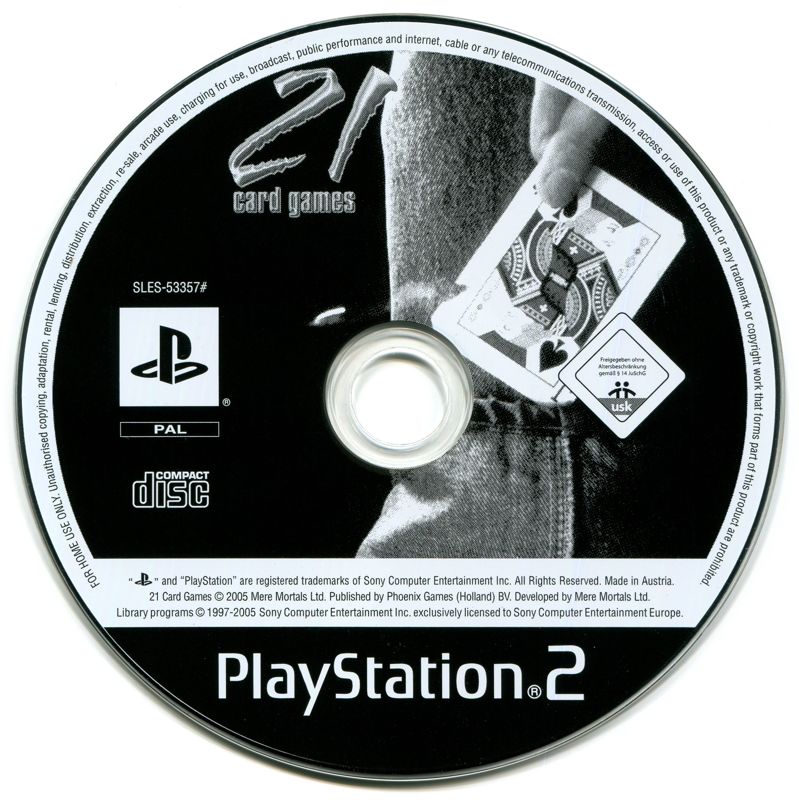 21 Card Games cover or packaging material - MobyGames