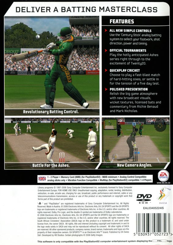 Cricket 07 cover or packaging material - MobyGames