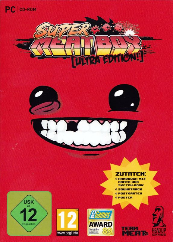 Super Meat Boy (Ultra Edition!) cover or packaging material - MobyGames