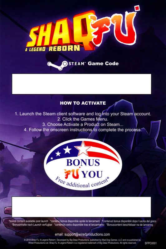 Shaq Fu: A Legend Reborn cover or packaging material - MobyGames