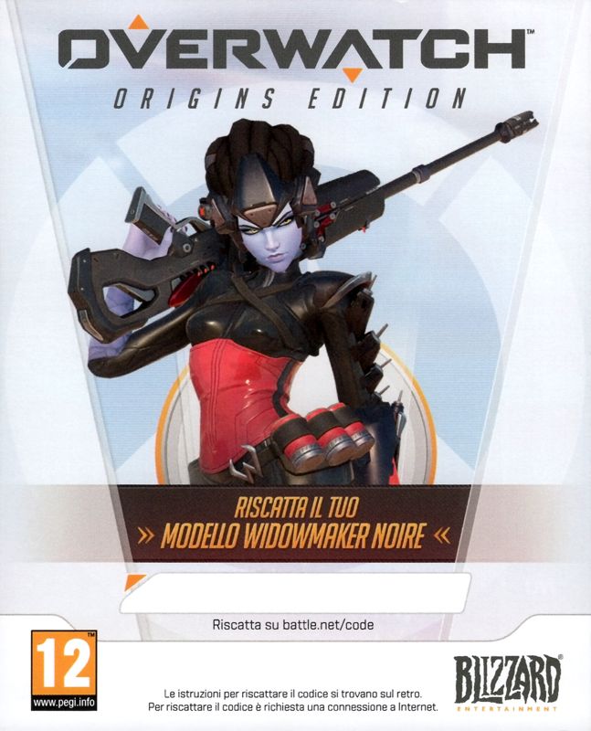 Overwatch (Origins Edition) cover or packaging material - MobyGames