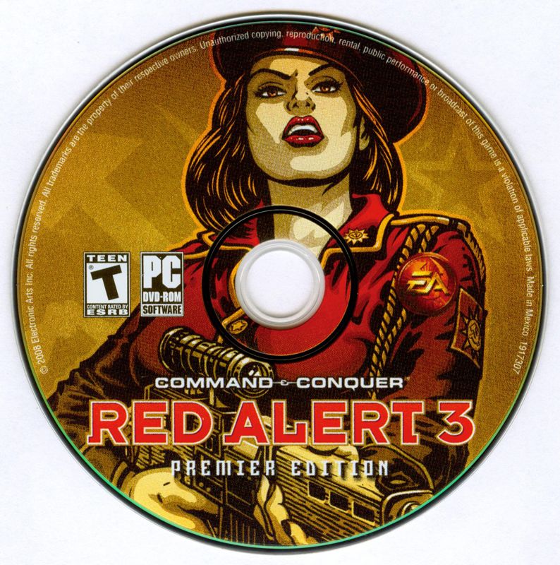 Command & Conquer: Red Alert 3 (Premier Edition) cover or packaging material - MobyGames