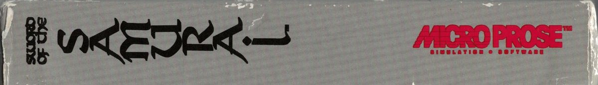 Sword of the Samurai cover or packaging material - MobyGames