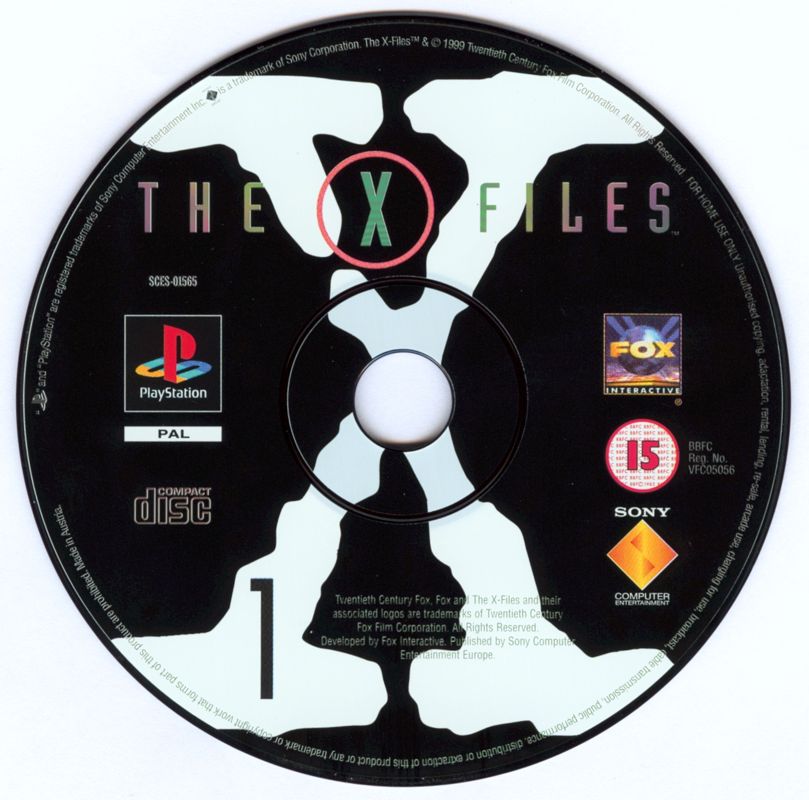 The X-Files Game cover or packaging material - MobyGames