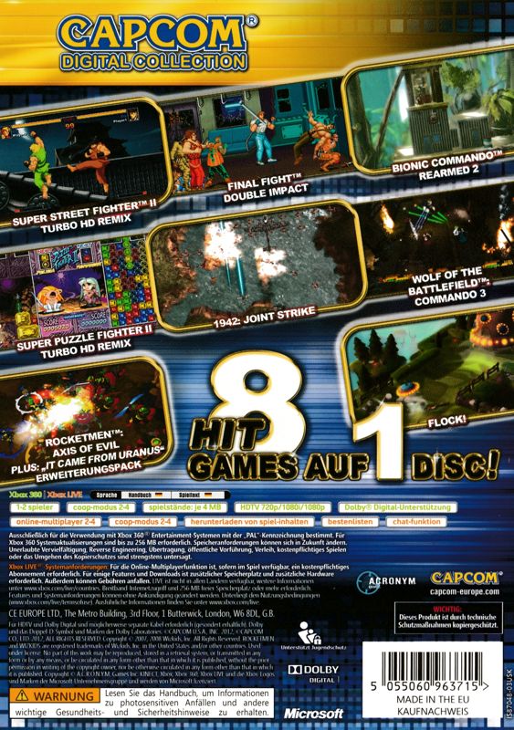 Capcom: Digital Collection cover or packaging material - MobyGames