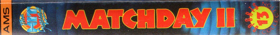 Match Day II cover or packaging material - MobyGames