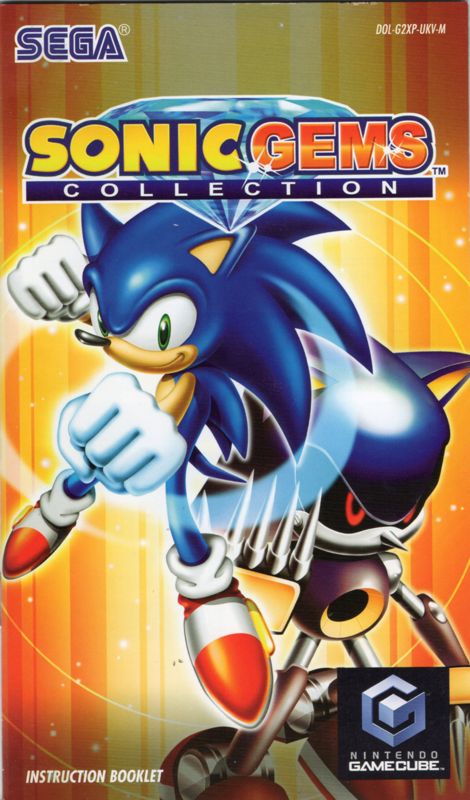 Sonic: Gems Collection cover or packaging material - MobyGames