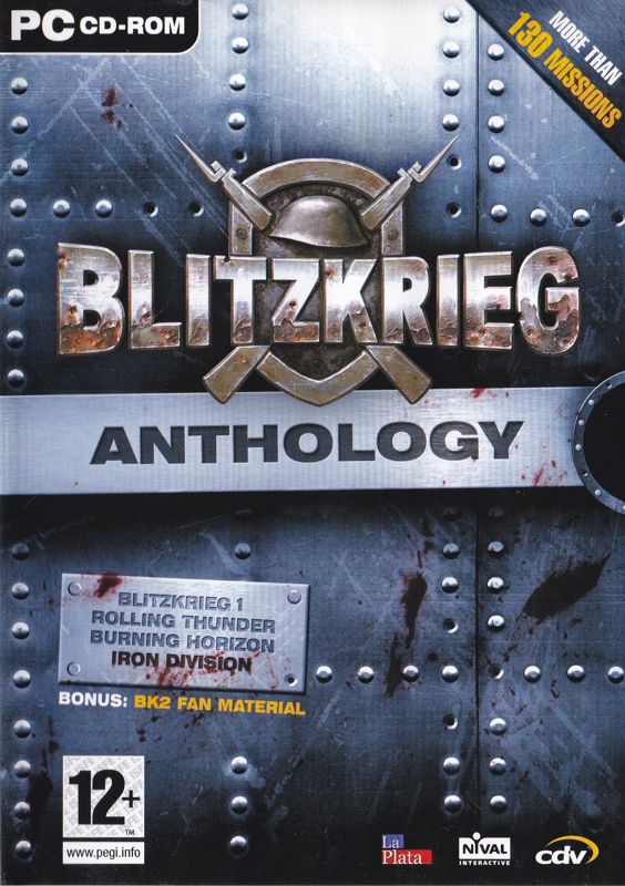 Blitzkrieg: Anthology cover or packaging material - MobyGames