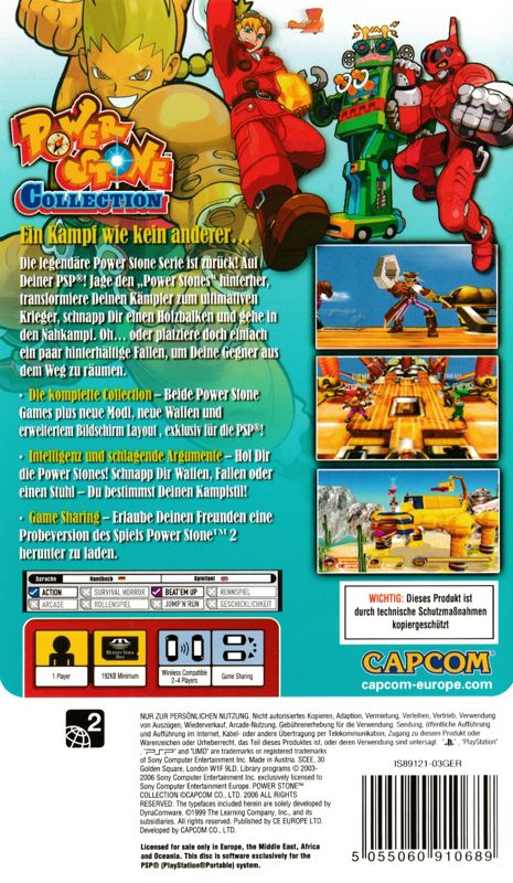 Power Stone Collection cover or packaging material - MobyGames