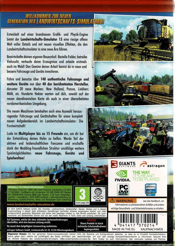 Farming Simulator 15: Collectors Edition cover or packaging material ...