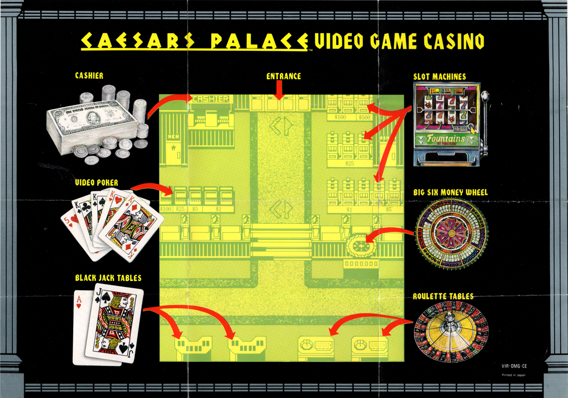 Caesars Palace cover or packaging material - MobyGames