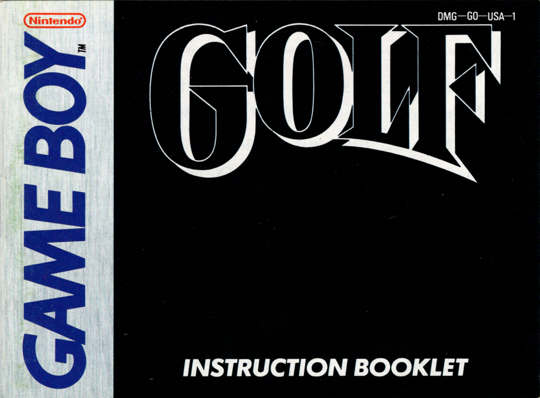 Golf cover or packaging material - MobyGames