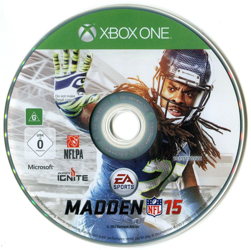 Madden NFL 15 cover or packaging material - MobyGames