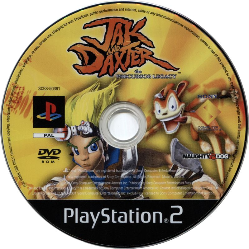 Jak and Daxter: The Precursor Legacy cover or packaging material ...