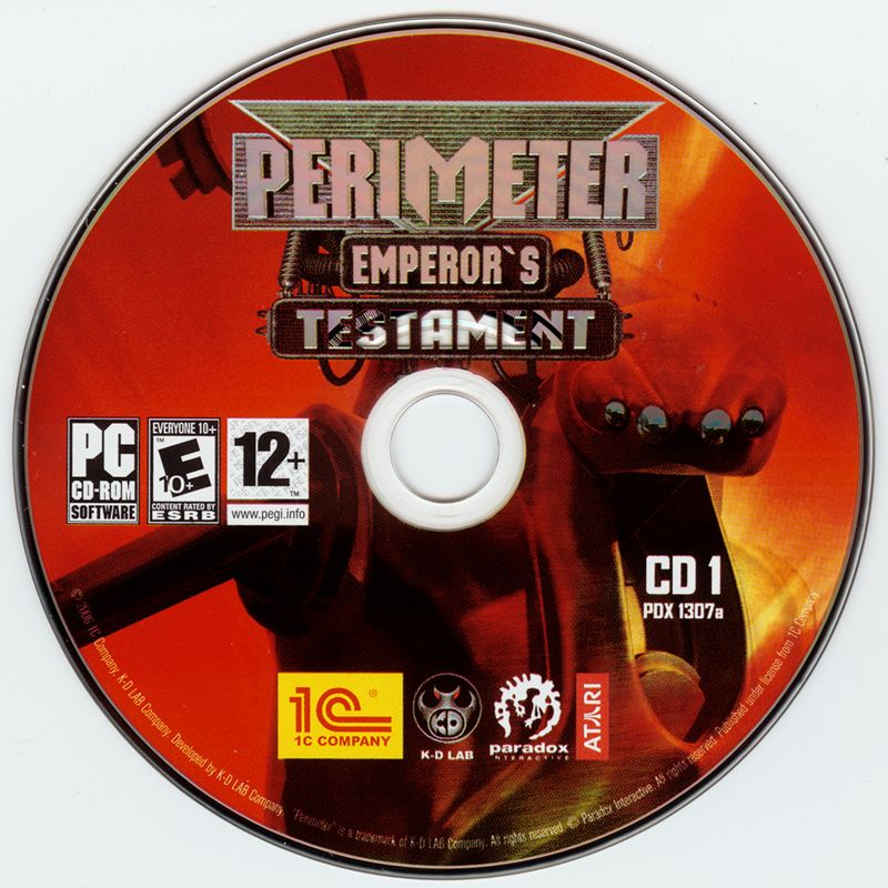 Perimeter: Emperor's Testament cover or packaging material - MobyGames