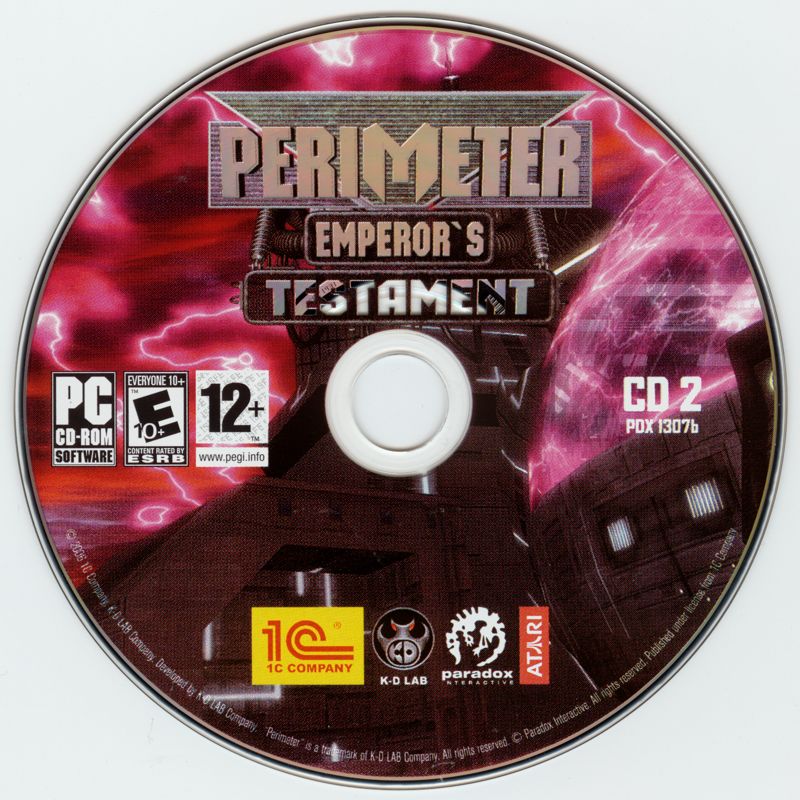 Perimeter: Emperor's Testament cover or packaging material - MobyGames