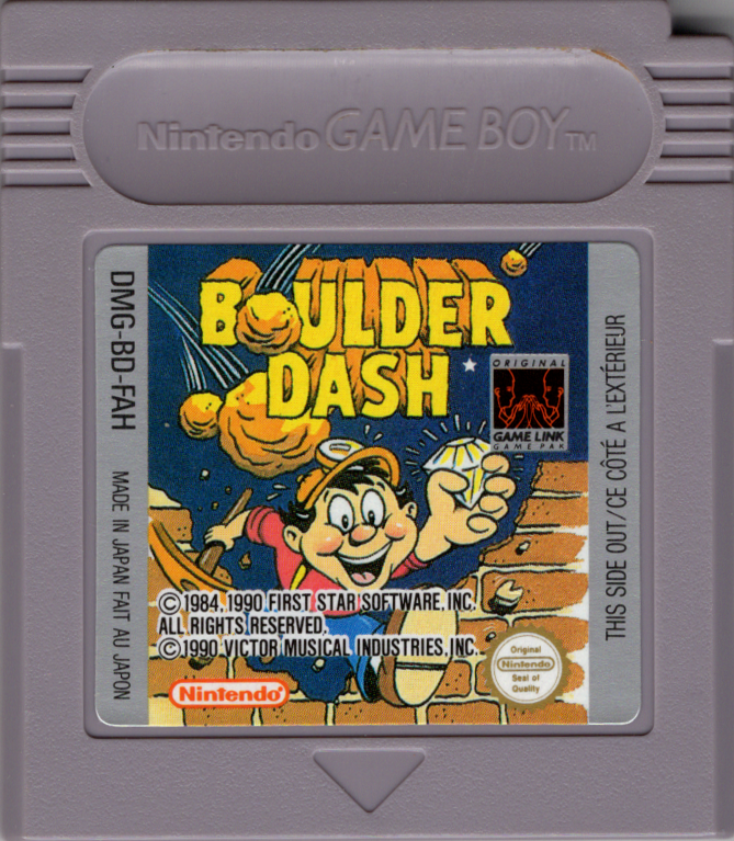 Boulder Dash cover or packaging material - MobyGames