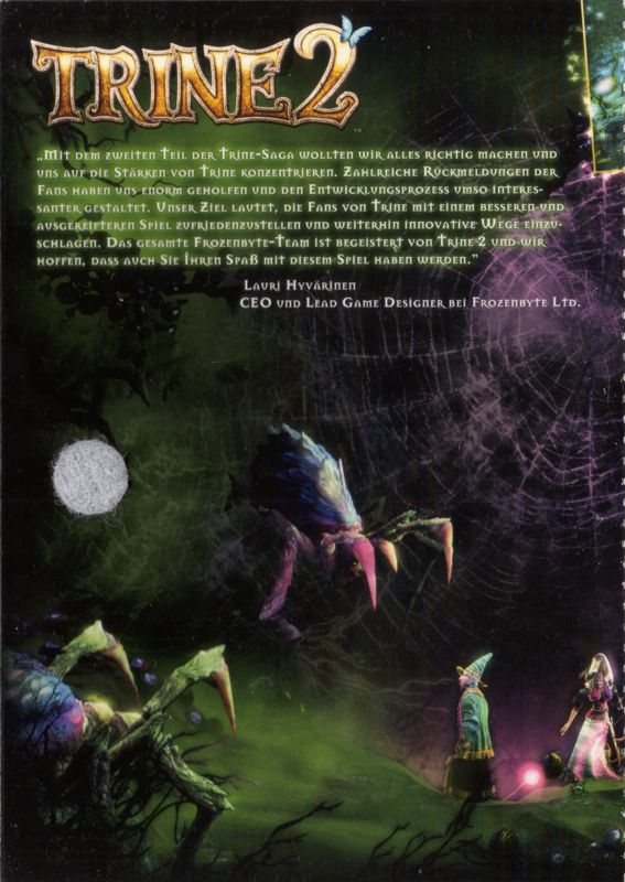 Trine 2 (Collector's Edition) cover or packaging material - MobyGames