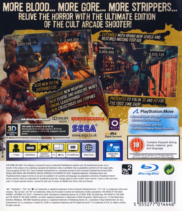 The House Of The Dead Overkill Extended Cut Cover Or Packaging