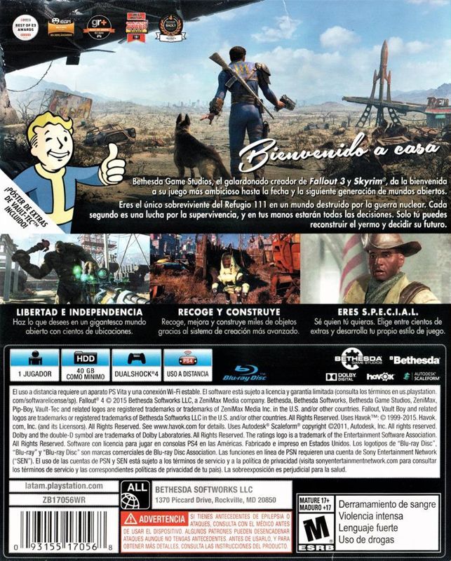 Fallout 4 cover or packaging material - MobyGames