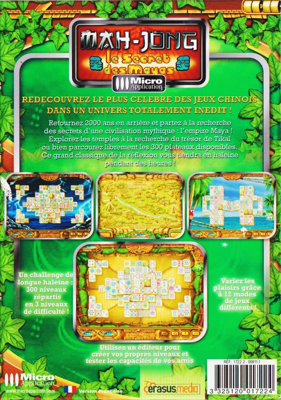 Mahjongg: Ancient Mayas cover or packaging material - MobyGames