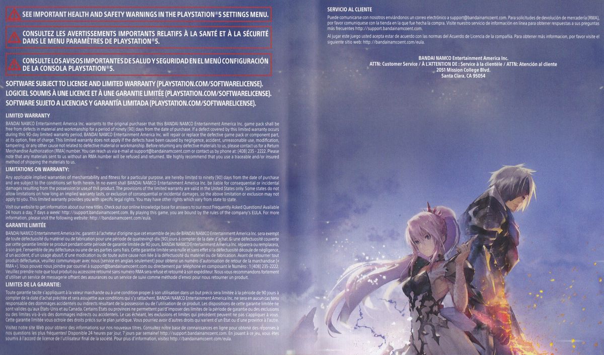 Tales of Arise cover or packaging material - MobyGames