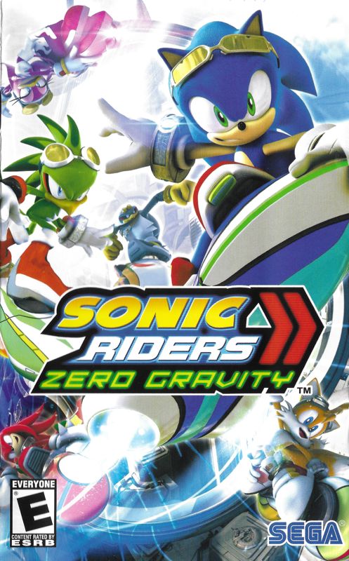 Sonic Riders: Zero Gravity cover or packaging material - MobyGames